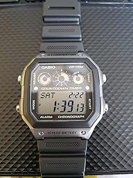 Casio Men's AE1300WH-8AV Sport Watch with Referee Timer: Casio: Amazon ...