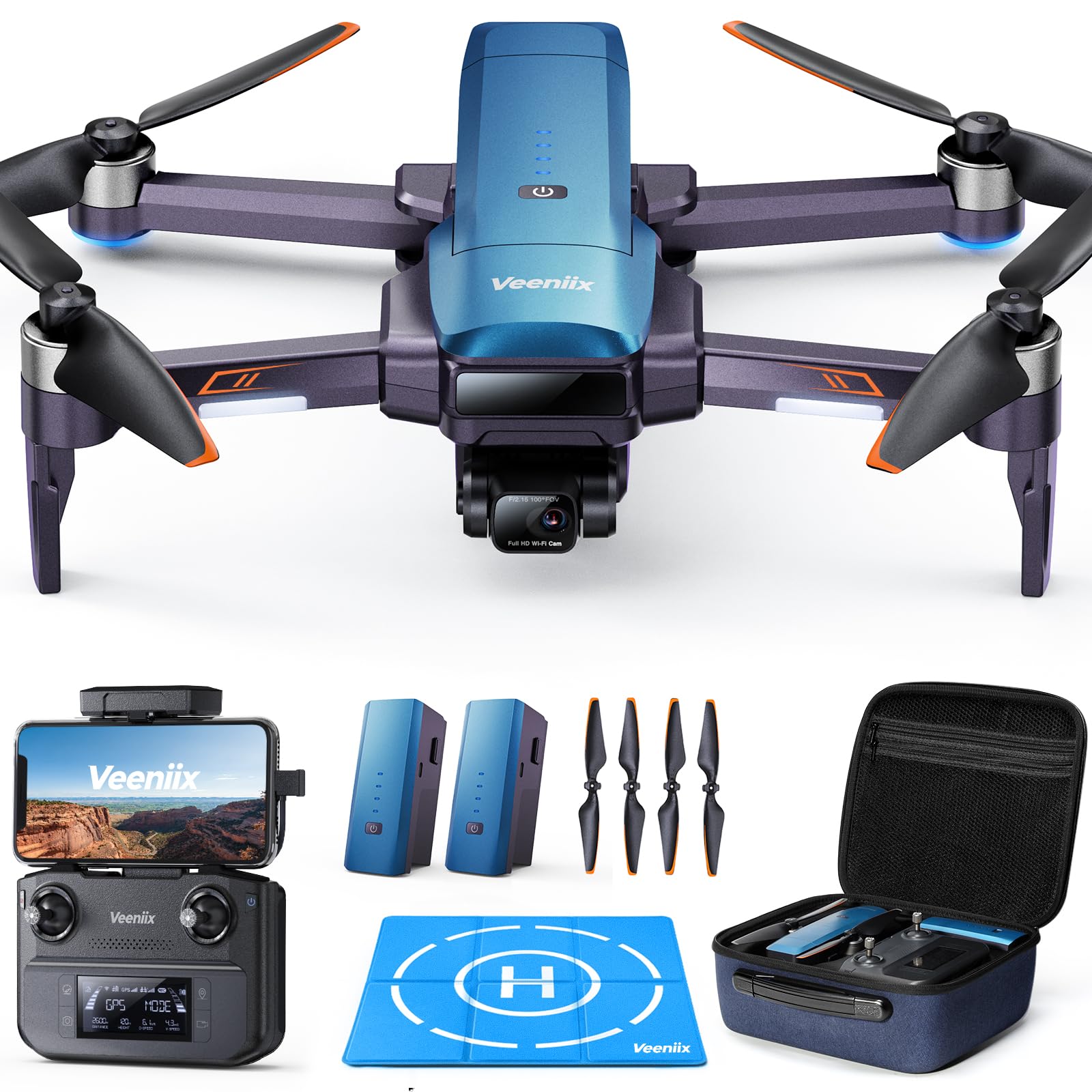 Veeniix V11 Drones with Camera for Adults 4K, 70Min Long Flight Time ...