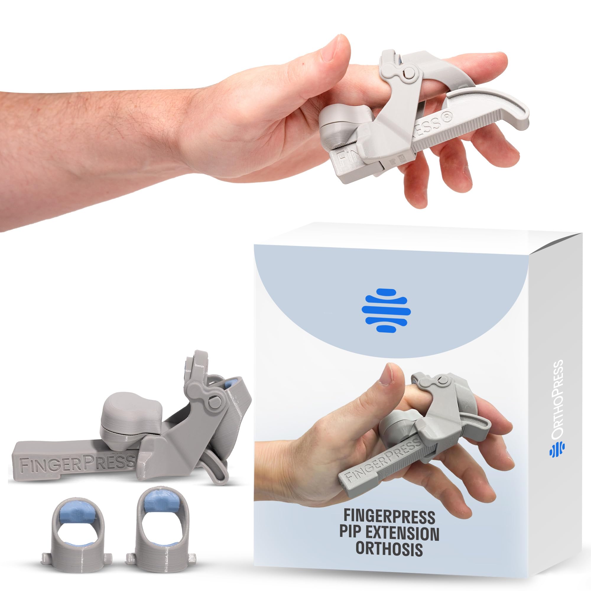 FingerPress PIP Extension Orthosis Made in USA by OrthoPress | Finger ...