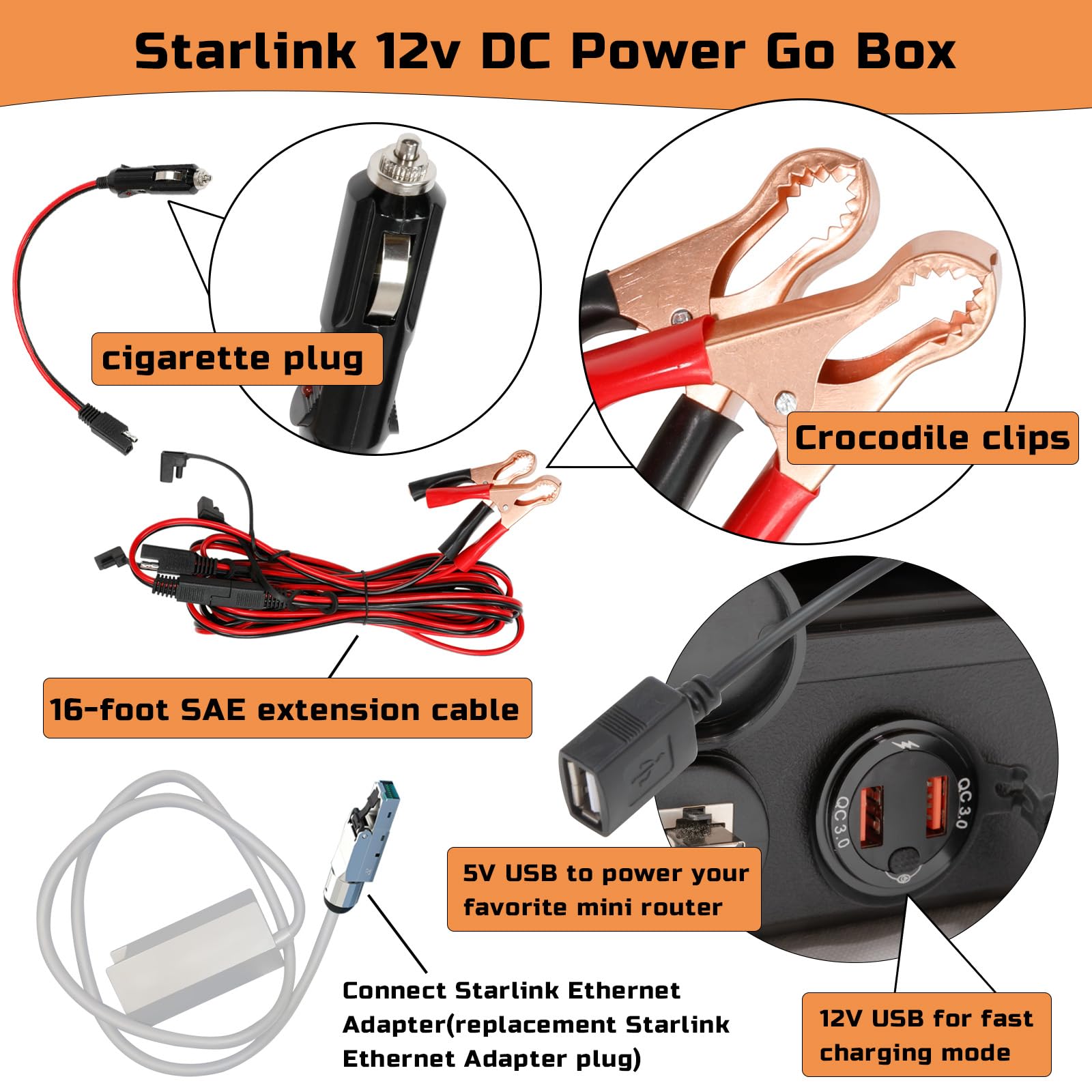 Mua Starlink DC Conversion Go Box, Starlink Power Conversion Box Kit ...
