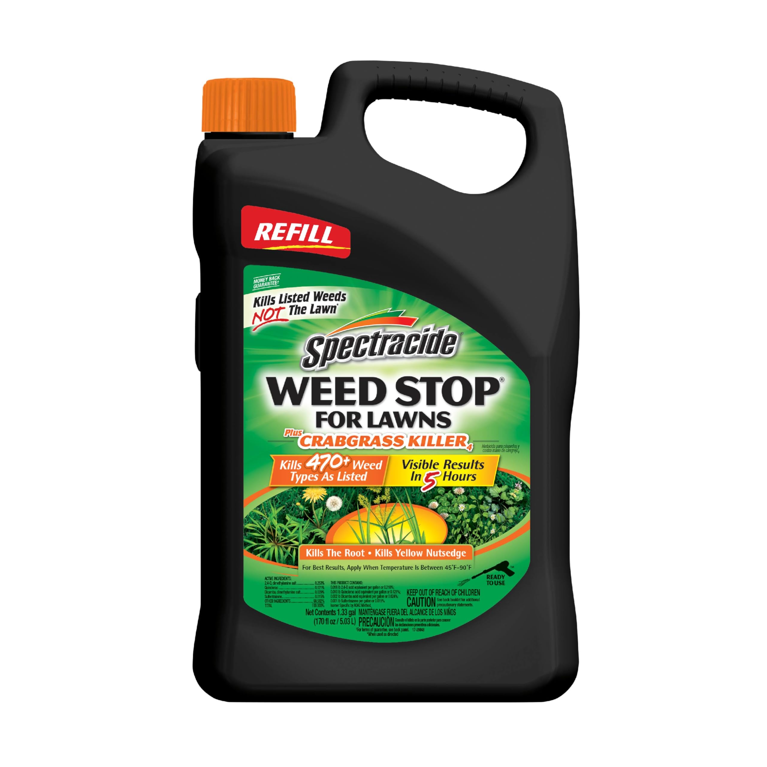 Spectracide 1.33 Gallon Weed Stop For Lawns Plus Crabgrass Killer ...
