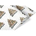 Amazon.com: Merry Bookmas Wrapping Paper, Christmas Book Lover Gift ...