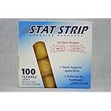 Amazon.com: STAT Strip Adhesive Bandages 100 Flexible Latex Free 1x3 ...