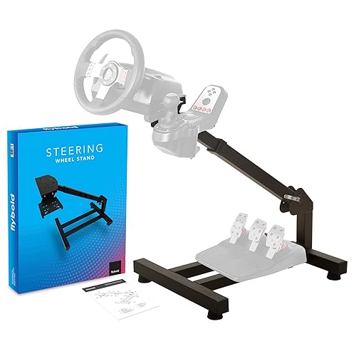 flybold Racing Steering Wheel Stand - Adjustable Gaming Wheel Mount for ...