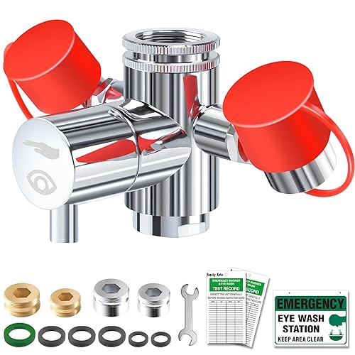 Eyewash Stations, Faucet Mounted Eye Wash Station, Eye Flush Shower ...