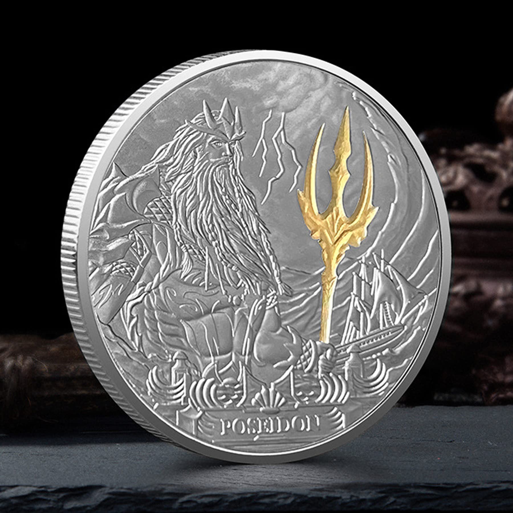 Mua Ancient Greek The God of Sea Poseidon with Holy Trident Challenge ...