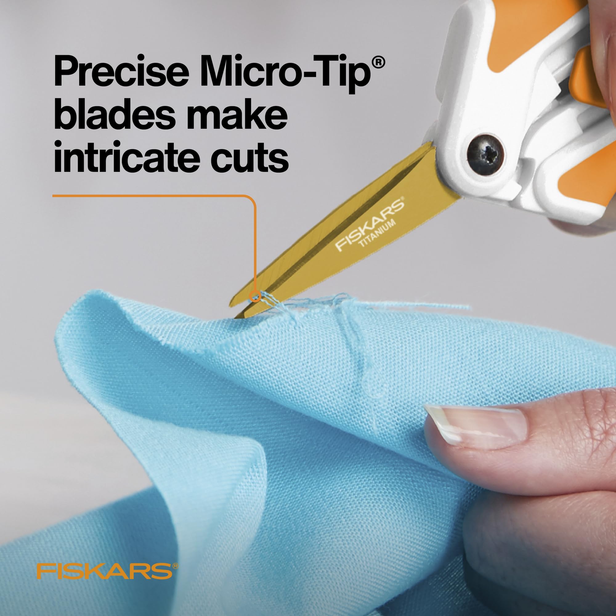 Mua Fiskars Premier No. 5 Micro-Tip Easy Action Titanium Scissors ...