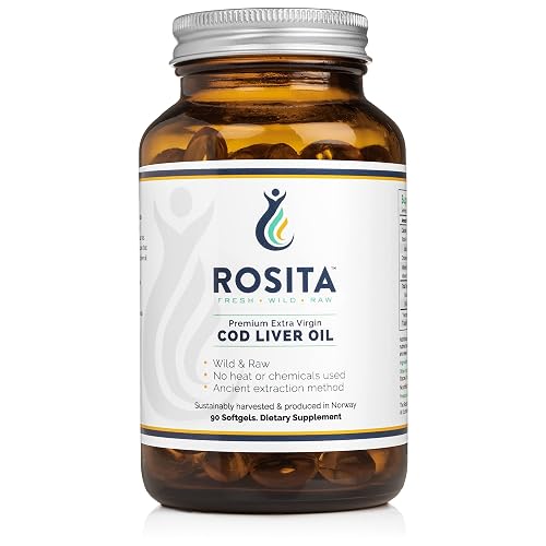 Rosita Extra Virgin Cod Liver Oil Softgels, 90 count in Oman | Whizz ...