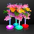 Amazon.com: Fiber Optic LED Flower Centerpieces (Set of 12) Light Up ...