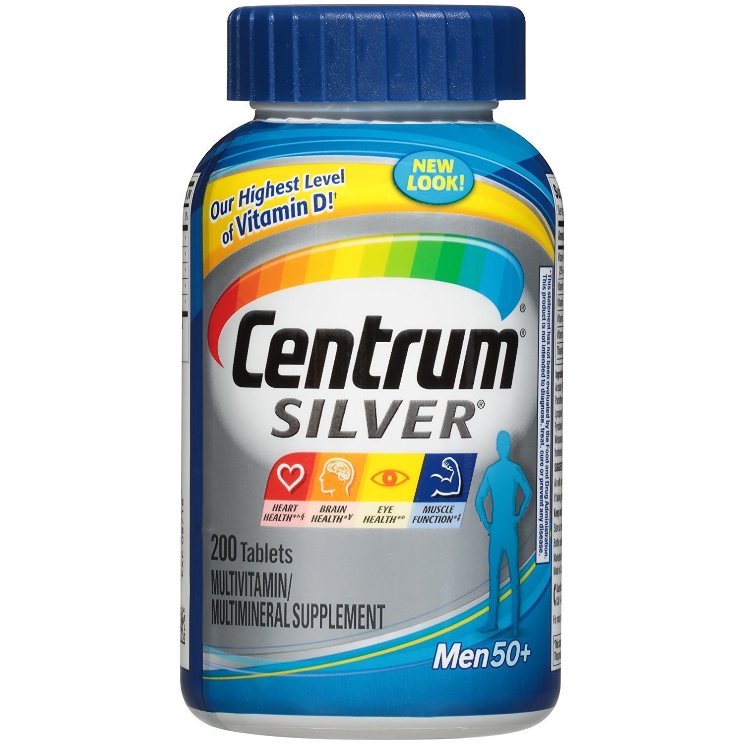 Amazon.com : Centrum Men`s Ultra Silver Tab 200 Count (2 Pack) : Beauty