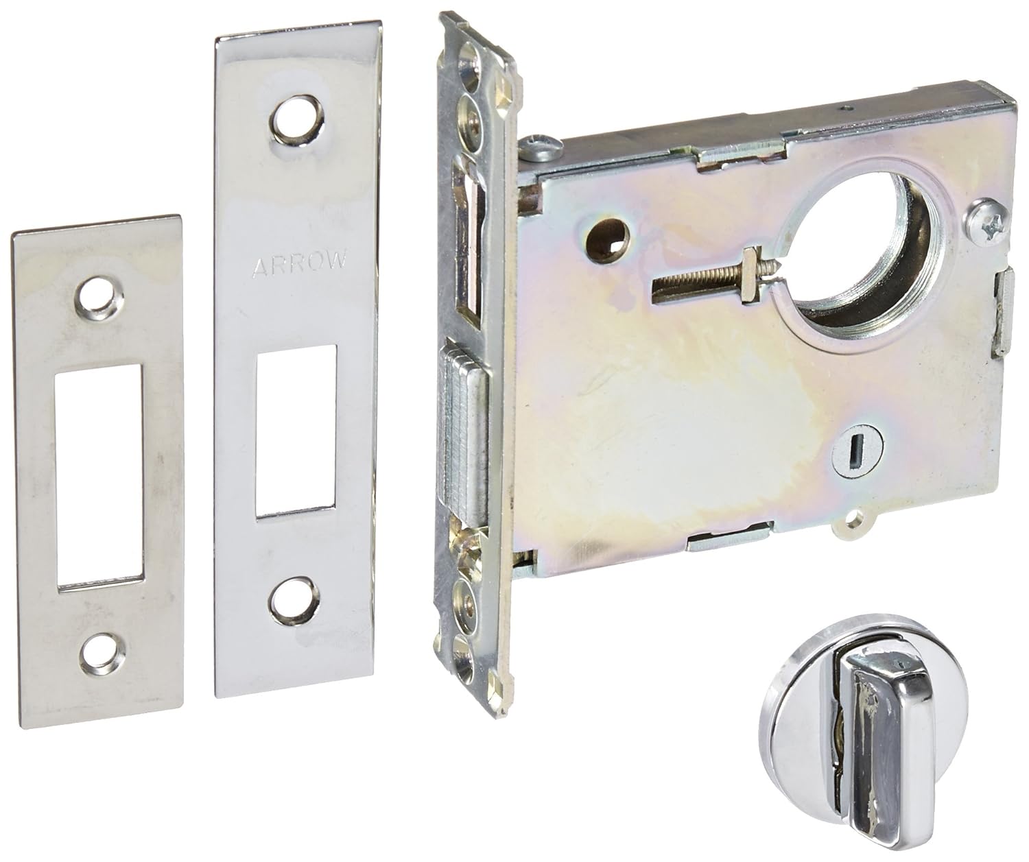 Arrow Lock N Series Bright Chromium Small Body Mortise Deadlock with ...