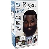 Amazon.com : Bigen EZ Color Hair Color for Men - Jet Black Kit M1 1 ...