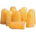 ACCO Rubber Finger Tips, Size 11.5, Medium, 5/8-Inch Diameter, Amber ...