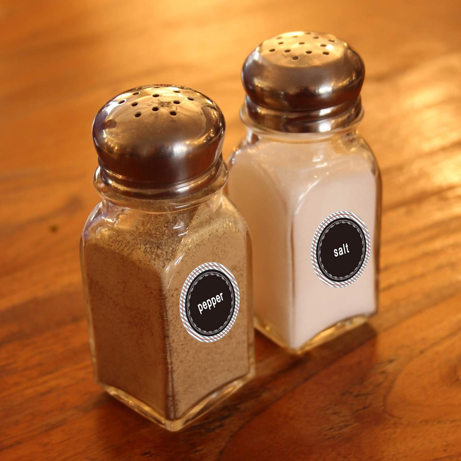 144 Pieces 38 mm Spice Jar Labels Stickers Round Spice Organizer Labels ...
