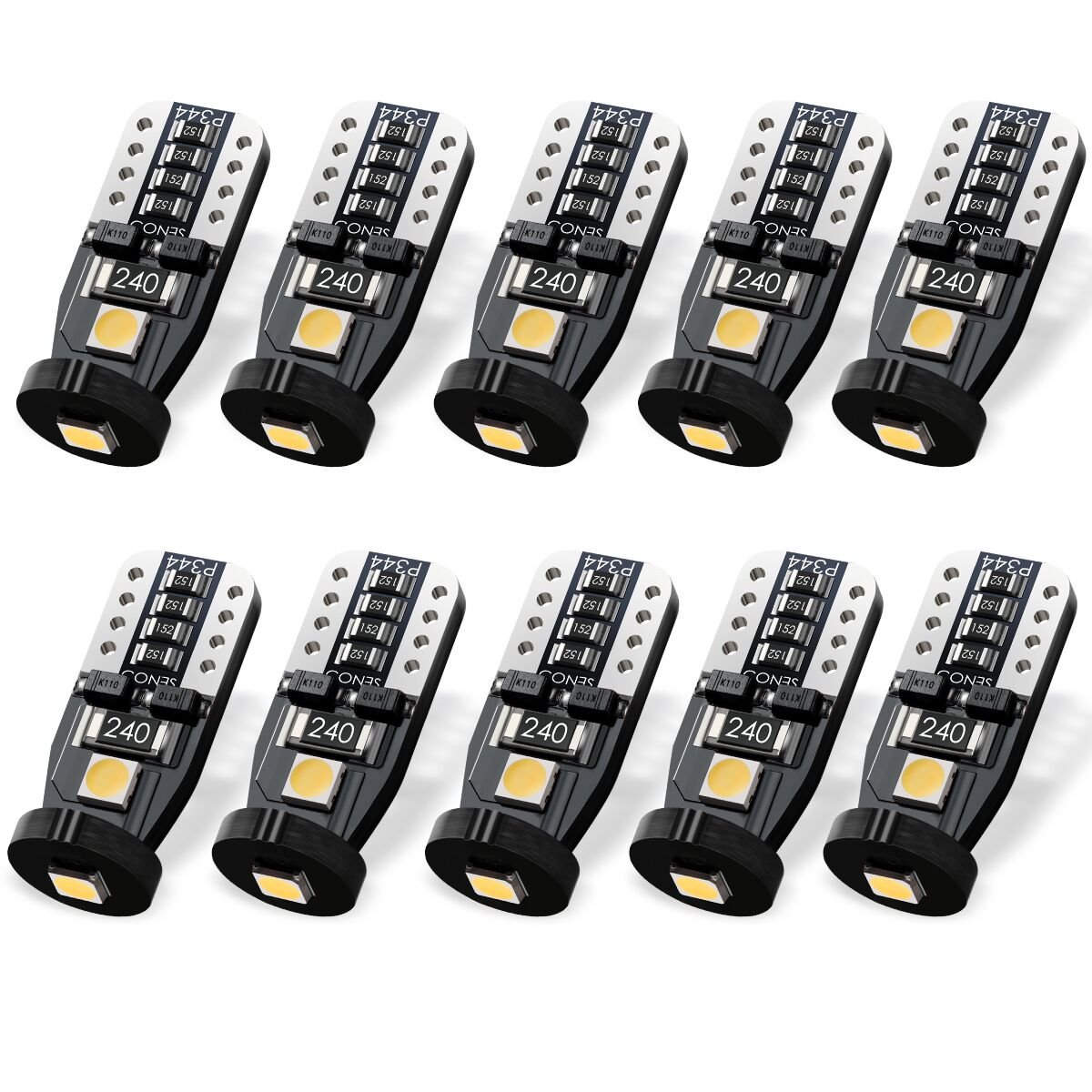 SEALIGHT 194 LED Bulb Interior Car Lights, 168 2825 W5W T10 Extremely ...