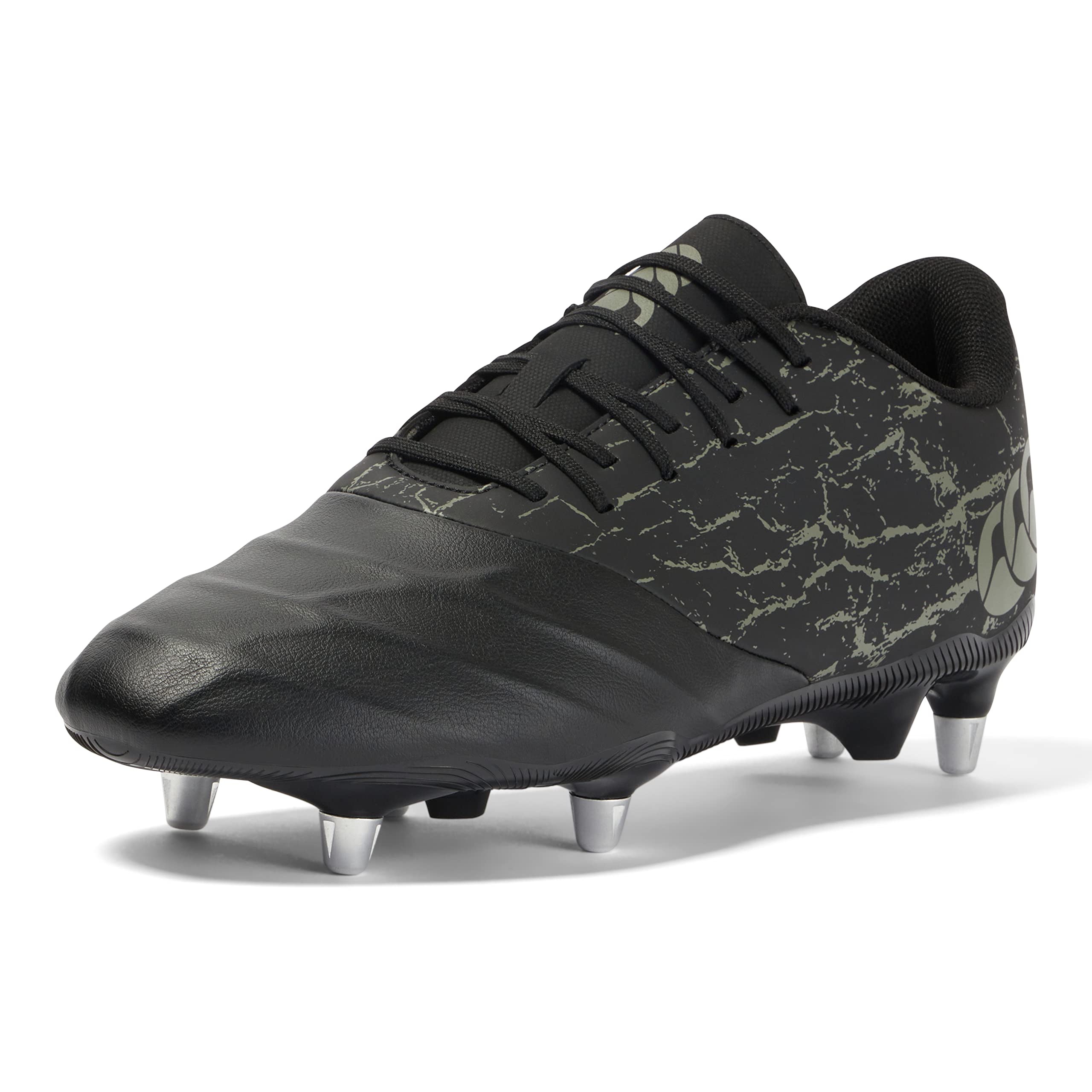 Botas de rugby unisex de Canterbury, gris negro de gravedad, 10 hombres ...