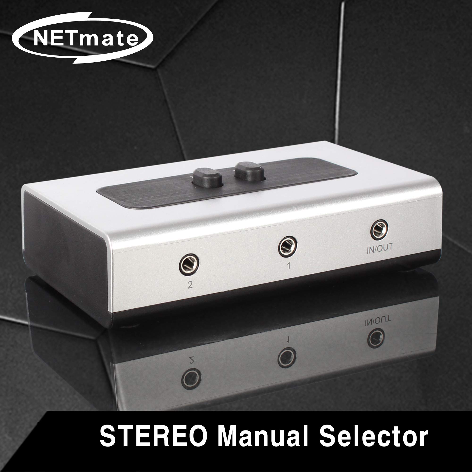 Mua 2 PORT 3.5mm STEREO Manual Switch Box AUX Audio Speaker selector ...