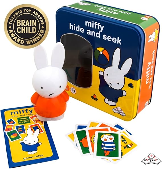 Amazon.com: Miffy - Hide and Seek Game - Includes Hint Cards and Doll ...