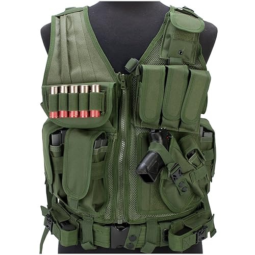 Evike - Matrix Special Force Cross Draw Tactical Vest w/Built in ...