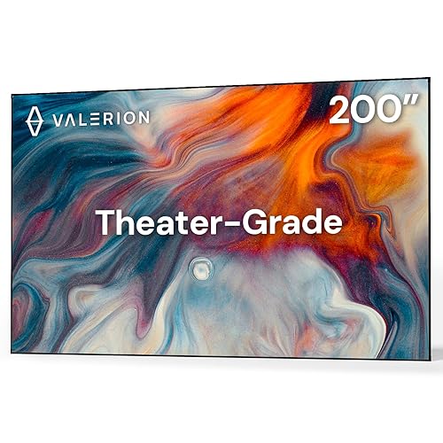 200-inch Fixed Frame Projector Screen, 1.3 dB Gain, 80% PQE, 4K/8K ...