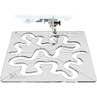 Amazon.com : Meander Quilting Template – Free-Motion Quilt Design ...