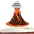 Amazon.com: Volcano Cake Topper for Boys Girls Dinosaur extinction ...