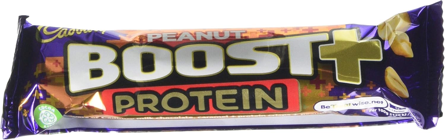 Cadbury Boost Protein Peanut Butter, 49 g, Pack of 24: Amazon.co.uk ...
