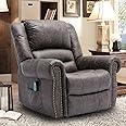 Amazon.com: OUINCH Manual 360 Degree Swivel Glider Rocker Recliner ...