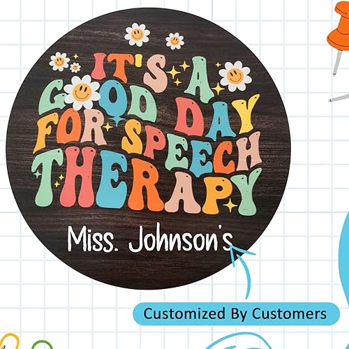Speech Therapy Wooden Sign Speech Therapy | Arrow Speech Company