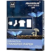 Amazon.com: Sublimation Paper 30 Sheets Heat Transfer Paper 8.5x11 inch Compatible with Inkjet ...