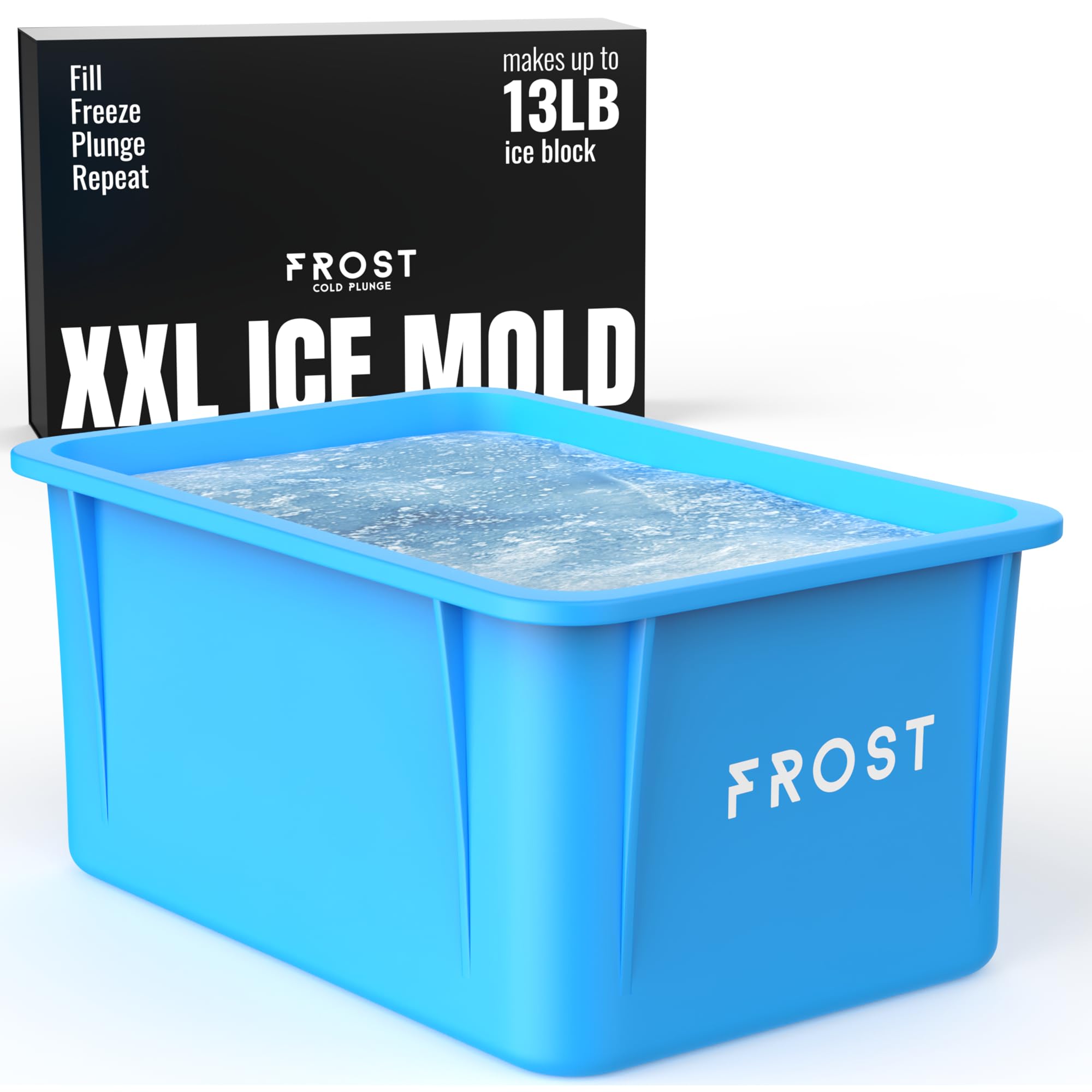 Mua XXL Ice Block Mold with Reinforced Steel Rim - Makes 13lb Ice ...