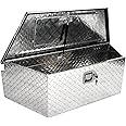 Amazon.com: EASYBERG 39 Inch Trailer Tongue Tool Box, Heavy Duty Silver ...