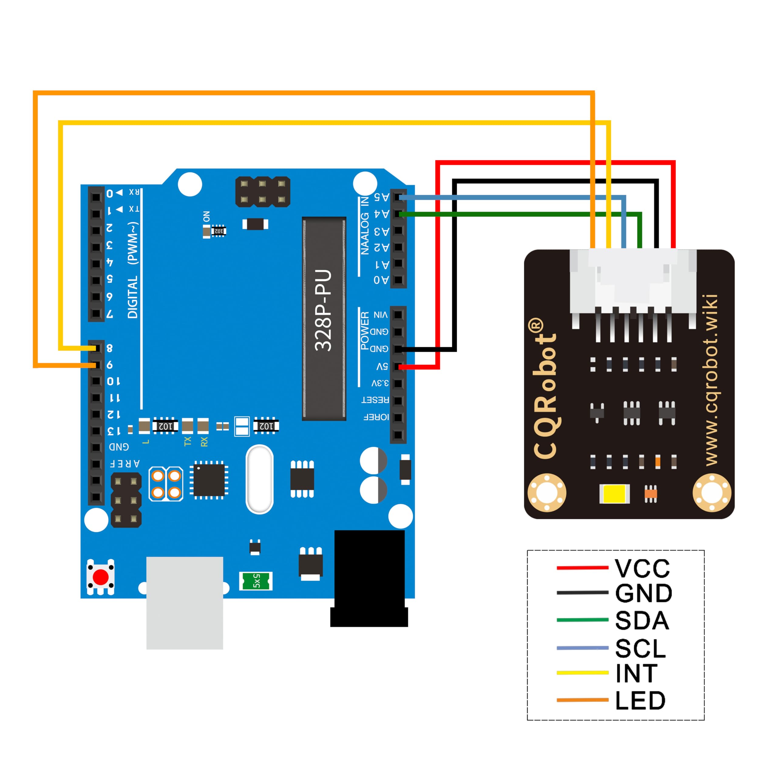 Mua TCS34725FN RGB Color Sensor Compatible with Raspberry Pi/Arduino/STM32. I2C Interface ...
