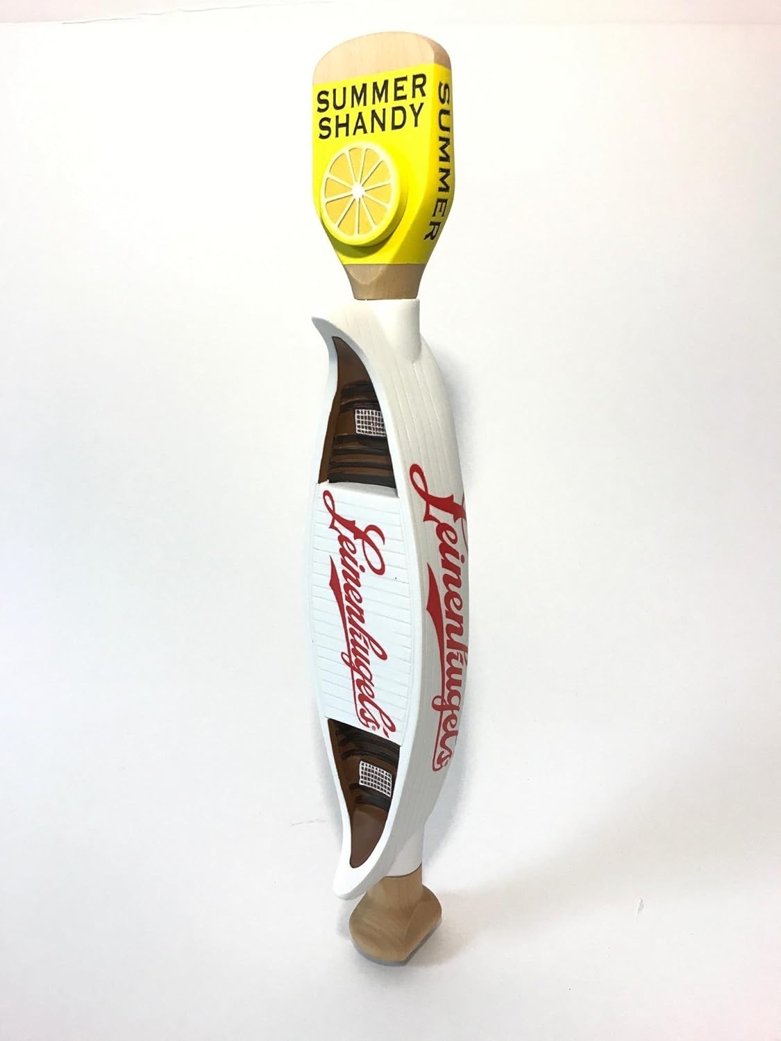 LEINENKUGEL LEINIE’S SUMMER SHANDY TALL BEER TAP KEG HANDLE Collectable ...