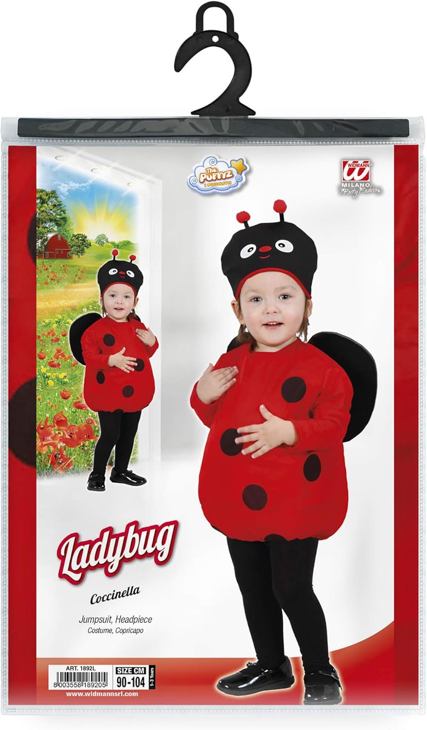 Ladies Ladybug Costume for Animal Jungle Farm Fancy Dress – BigaMart