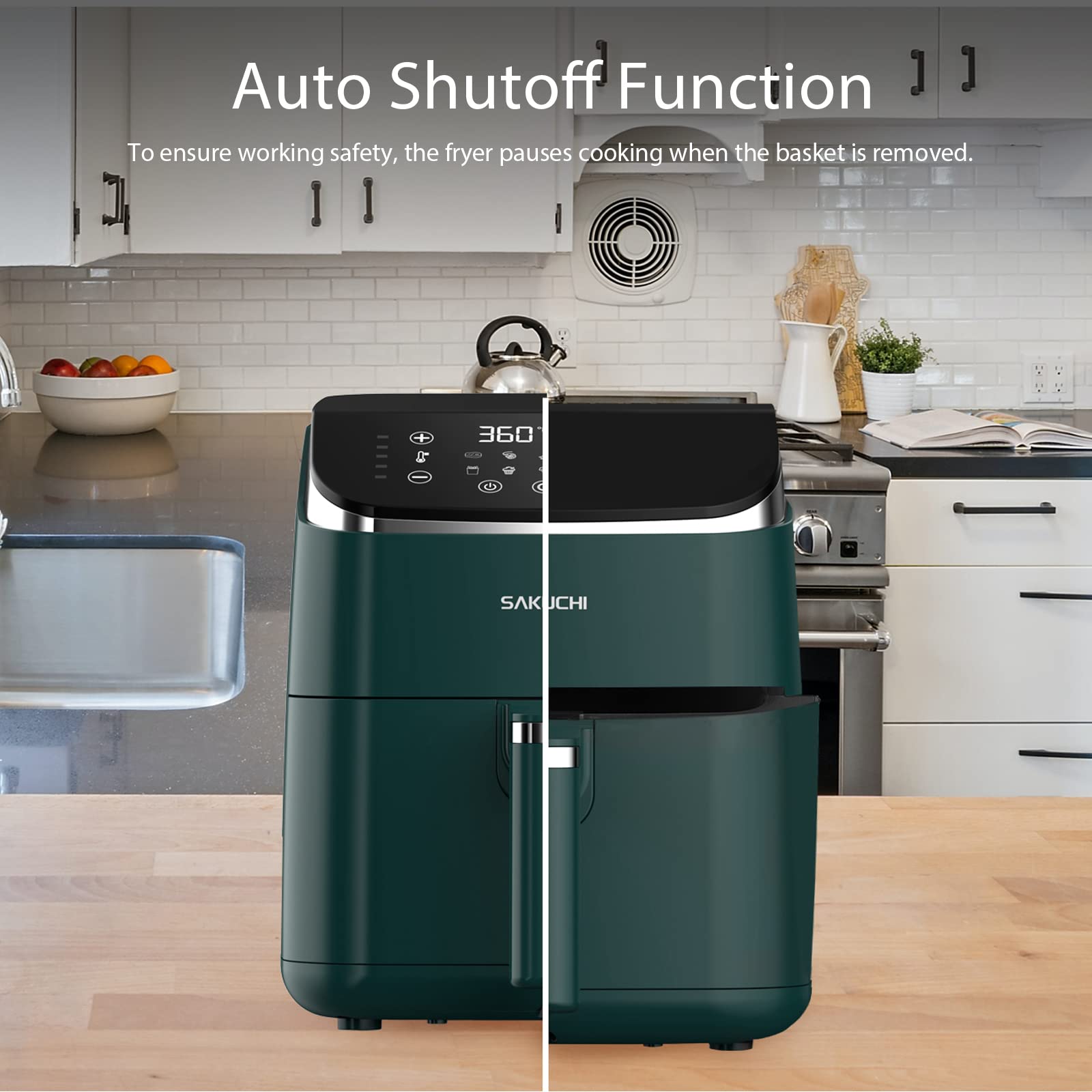 Mua Sakuchi Air Fryer 5.8 Quart Large Air Fryers, 10-in-1 Digital Air ...