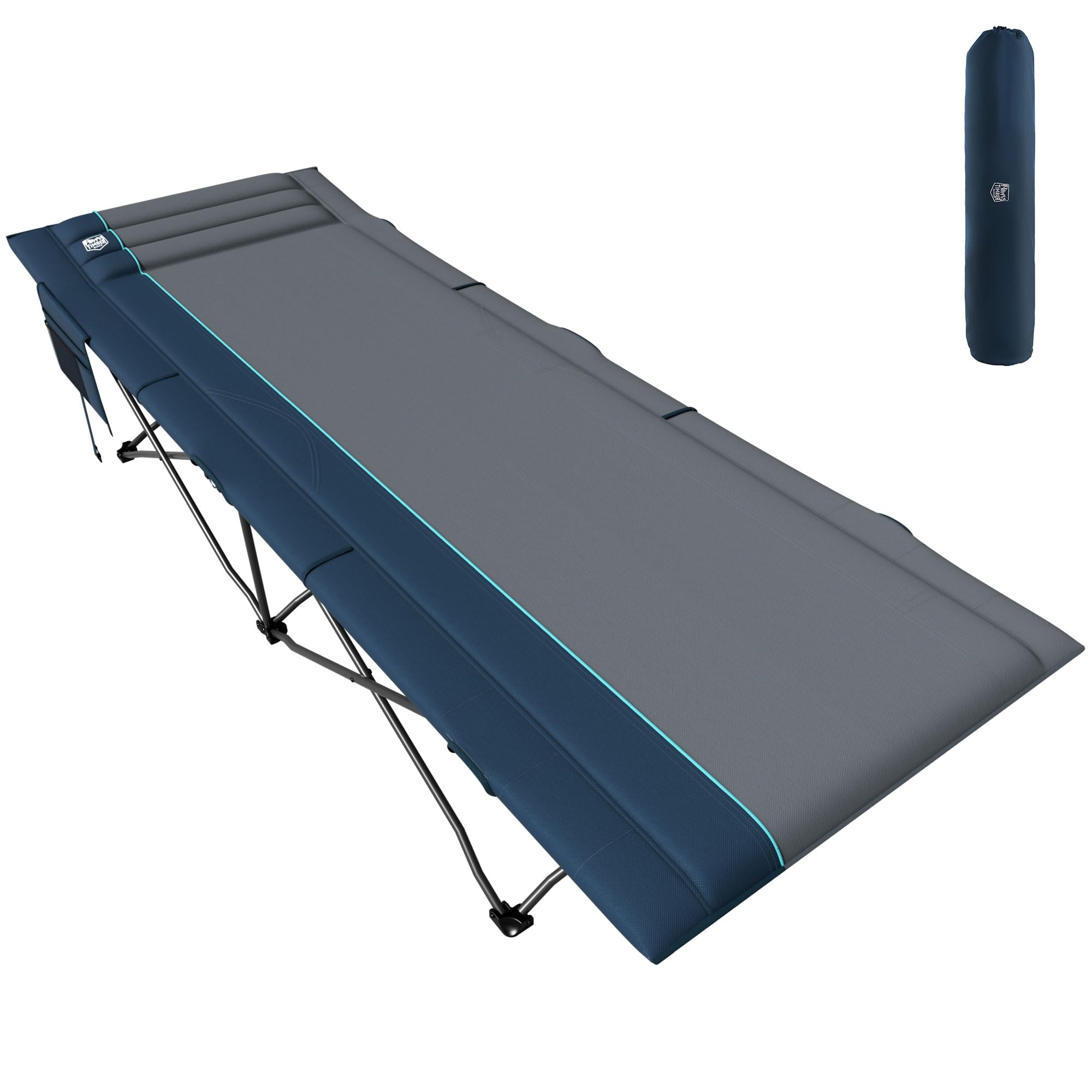 TIMBER RIDGE Extra Wide Heavy Duty Camping Cot for Adult, Easy Set Up ...