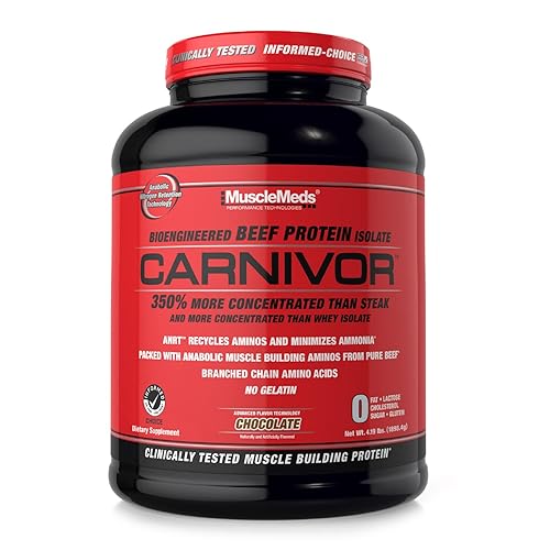 MuscleMeds CARNIVOR Beef Protein Isolate Powder, Muscle Building ...