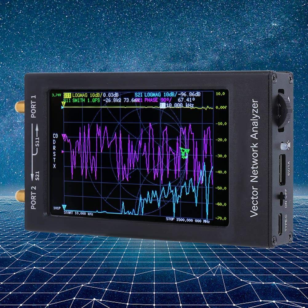 4.3inch LCD NanoVNA MF HF VHF Short-Wave Vector Network Antenna ...