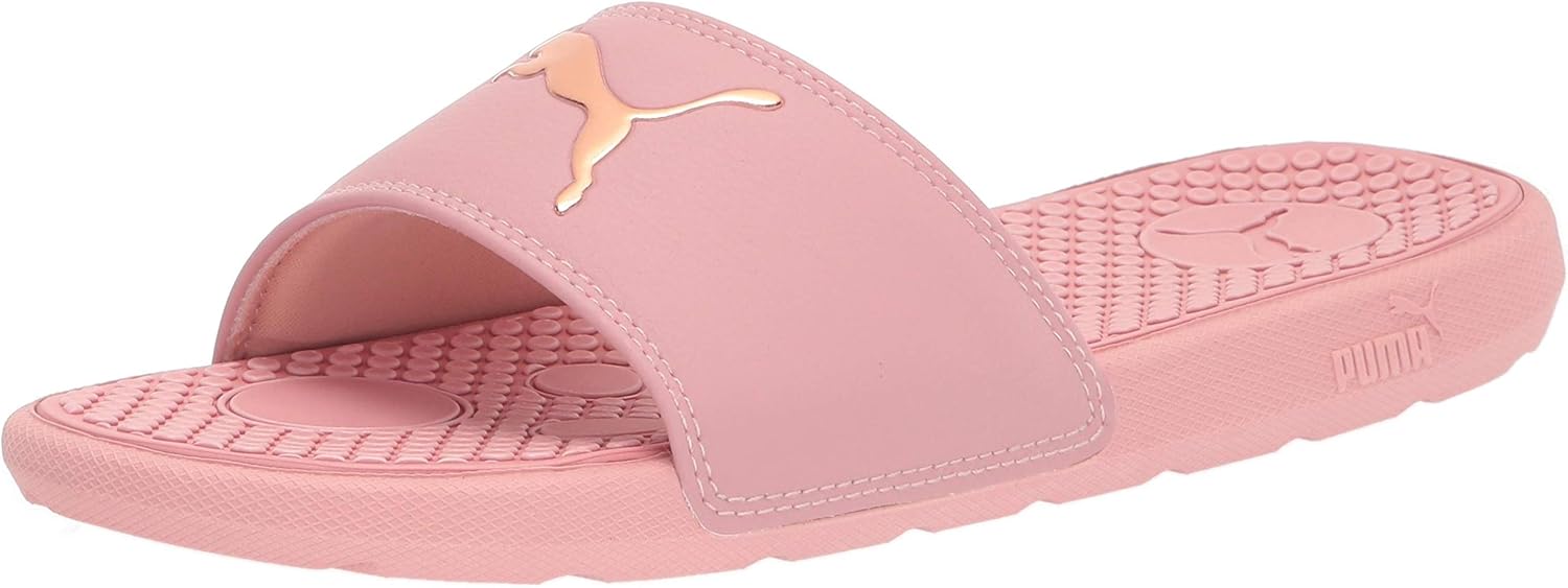 PUMA Women's Cool Cat Sport Slide Sandal, Bridal Rose-Rose Gold, 6.5 UK ...