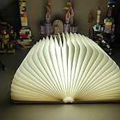 Book Light, Folding Book Lamp, Night Light Magicfly USB Rechargable ...