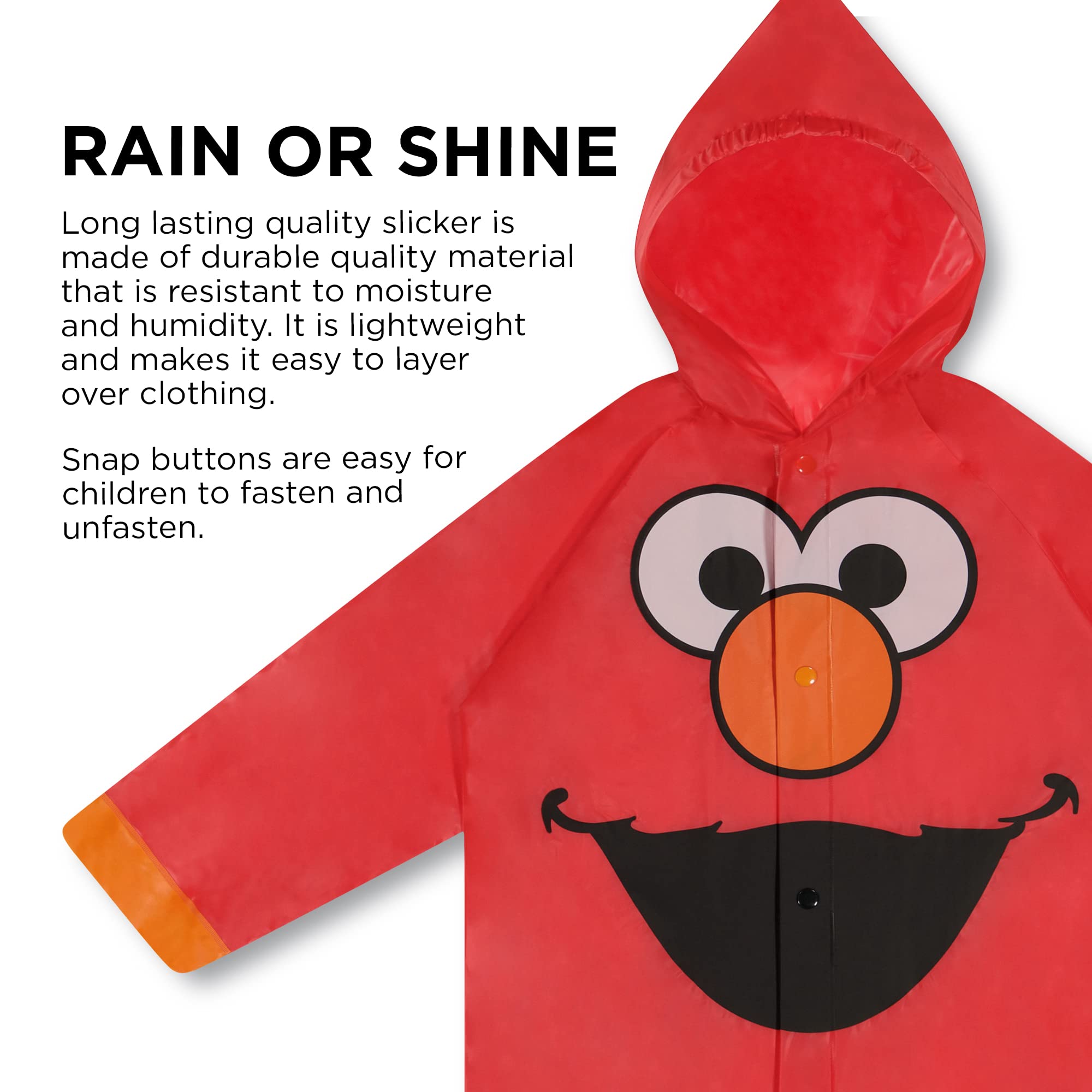 Mua Sesame Street Boys Kids Umbrella and Slicker, Elmo Toddler Boy Rain ...