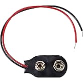 Amazon.com: LAMPVPATH (Pack of 5) I-Type 9V Battery Connector, 9 Volt ...