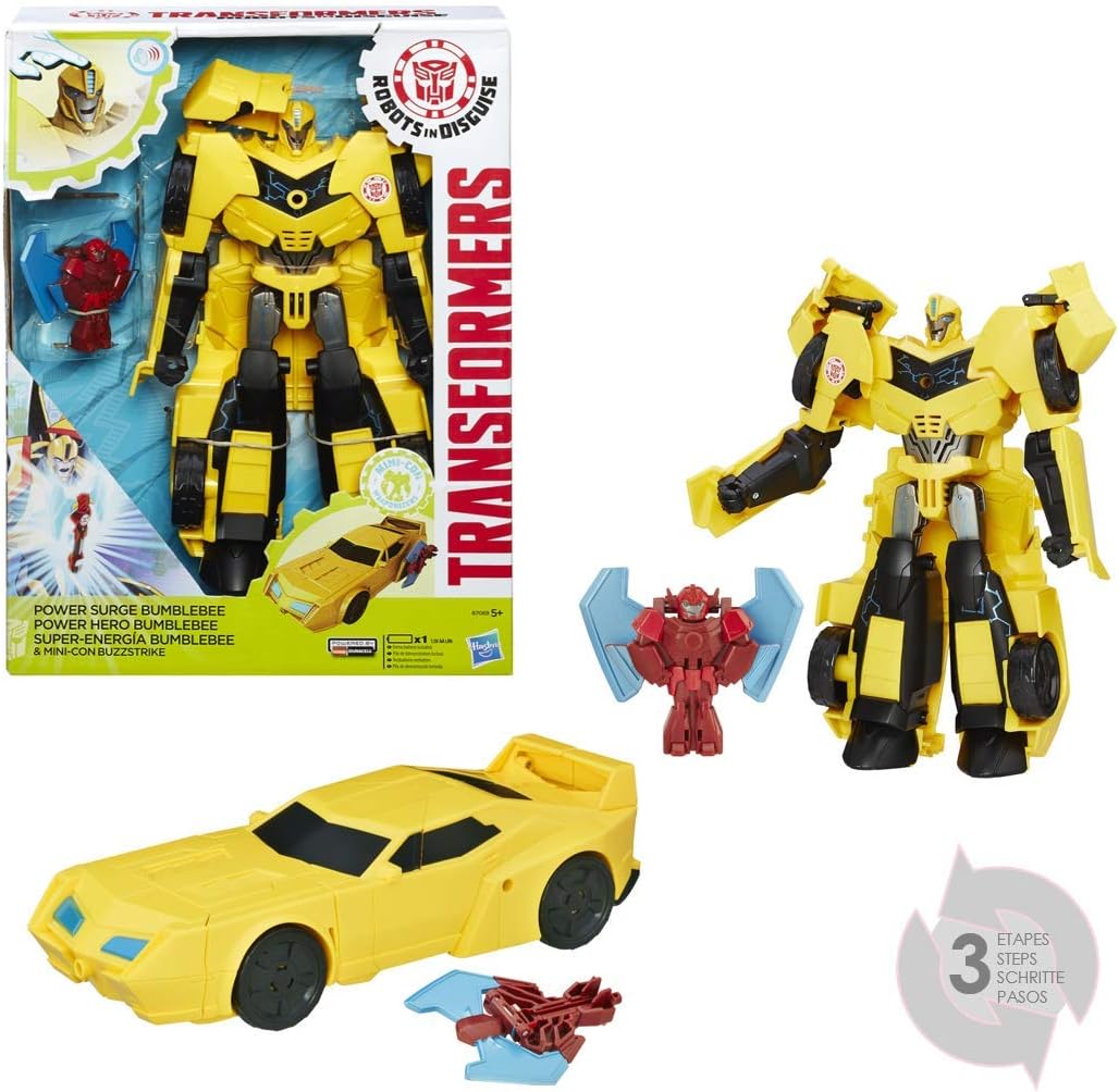 Transformers: Robots in Disguise Power Surge Bumblebee and Buzzstrike ...