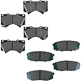 Amazon.com: Brake Pads Discs Kits,ECCPP 8pcs Front Rear Ceramic Disc Brakes Pads Set for 2008 ...