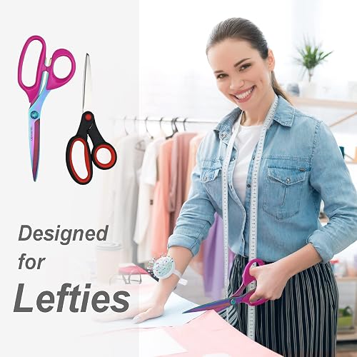 Vs Right-handed Eleckey Left Handed Scissors For Adults Kids Student ...