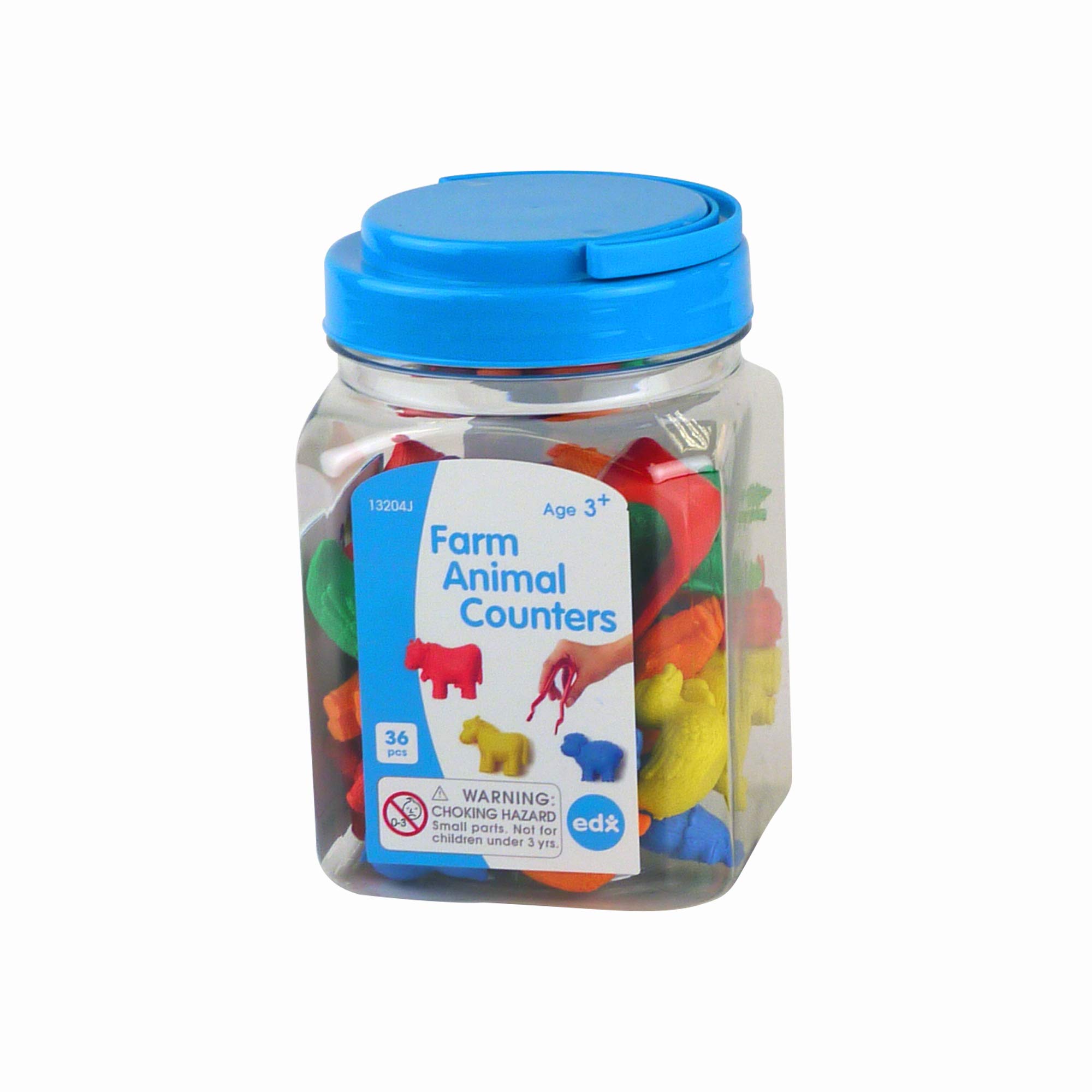 Buy edx education Farm Animal Counters - Mini Jar - Learn Counting ...