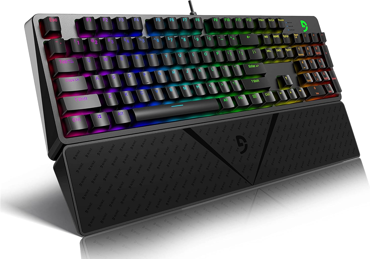 Fuhlen G900S Mechanical Keyboard with Detachable Magnetic Wrist Rest ...