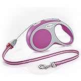 Flexi New Comfort Retractable Cord Lead, Small, 8 m, Grey: Amazon.co.uk ...