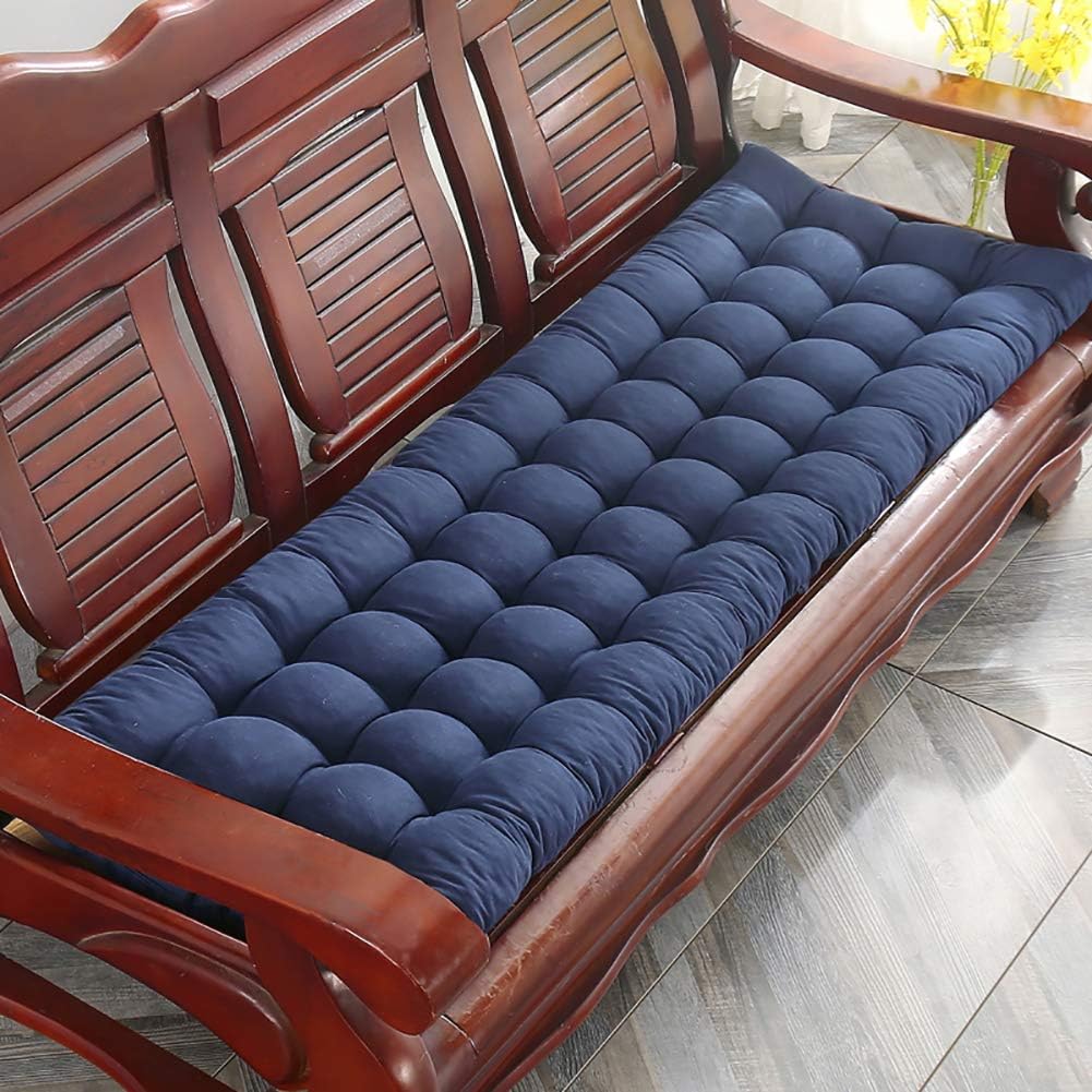 Thick Bench Cushion Rectangle Bench Seat Soft Pad Mat Chaise Swing